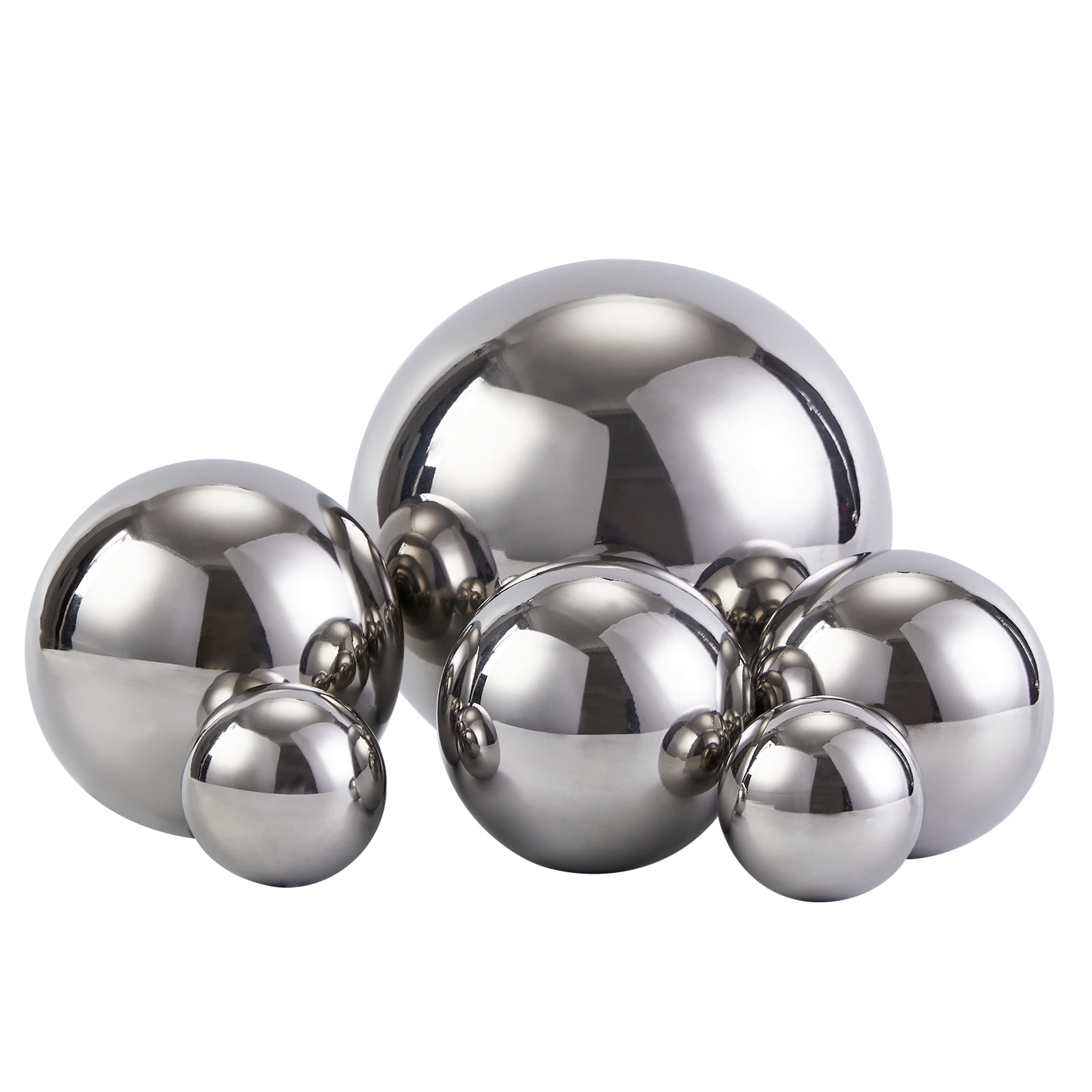 Stainless Steel Decorative Balls, Shiny Decorative Orbs for Centerpiece ...