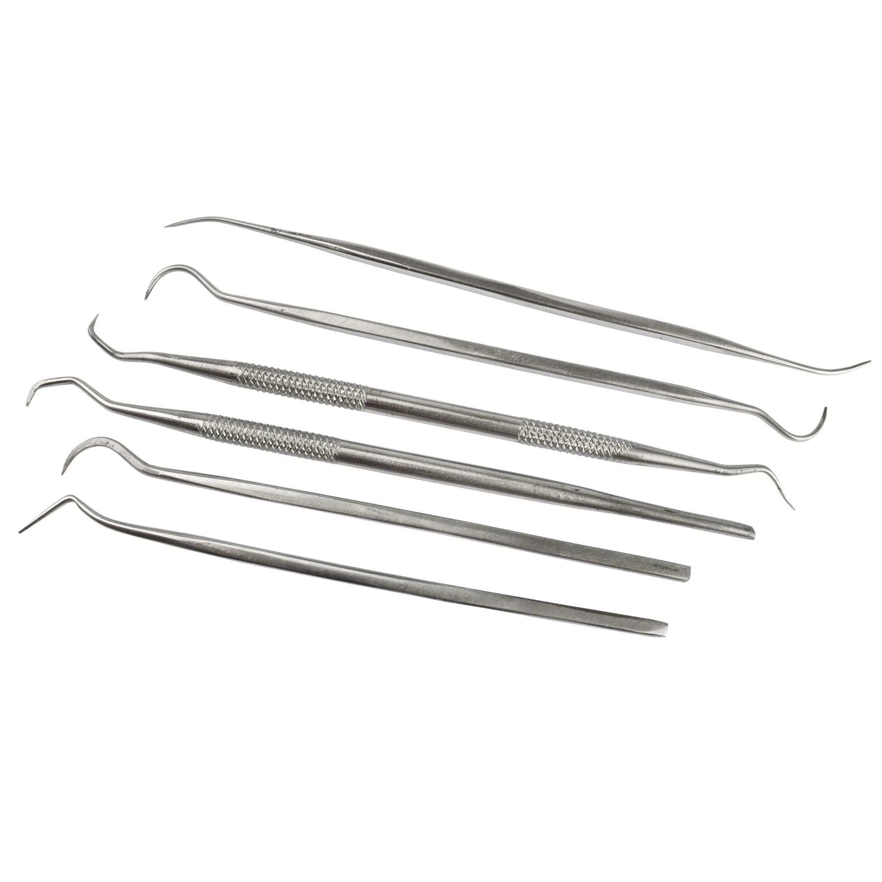 Stainless Steel Dental Tool Set Dentist Teeth Kit Clean Hygiene 6pc ...