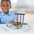 Stainless Steel Dinnerware Set, Pediatrician Designed, 5 Piece Toddler ...