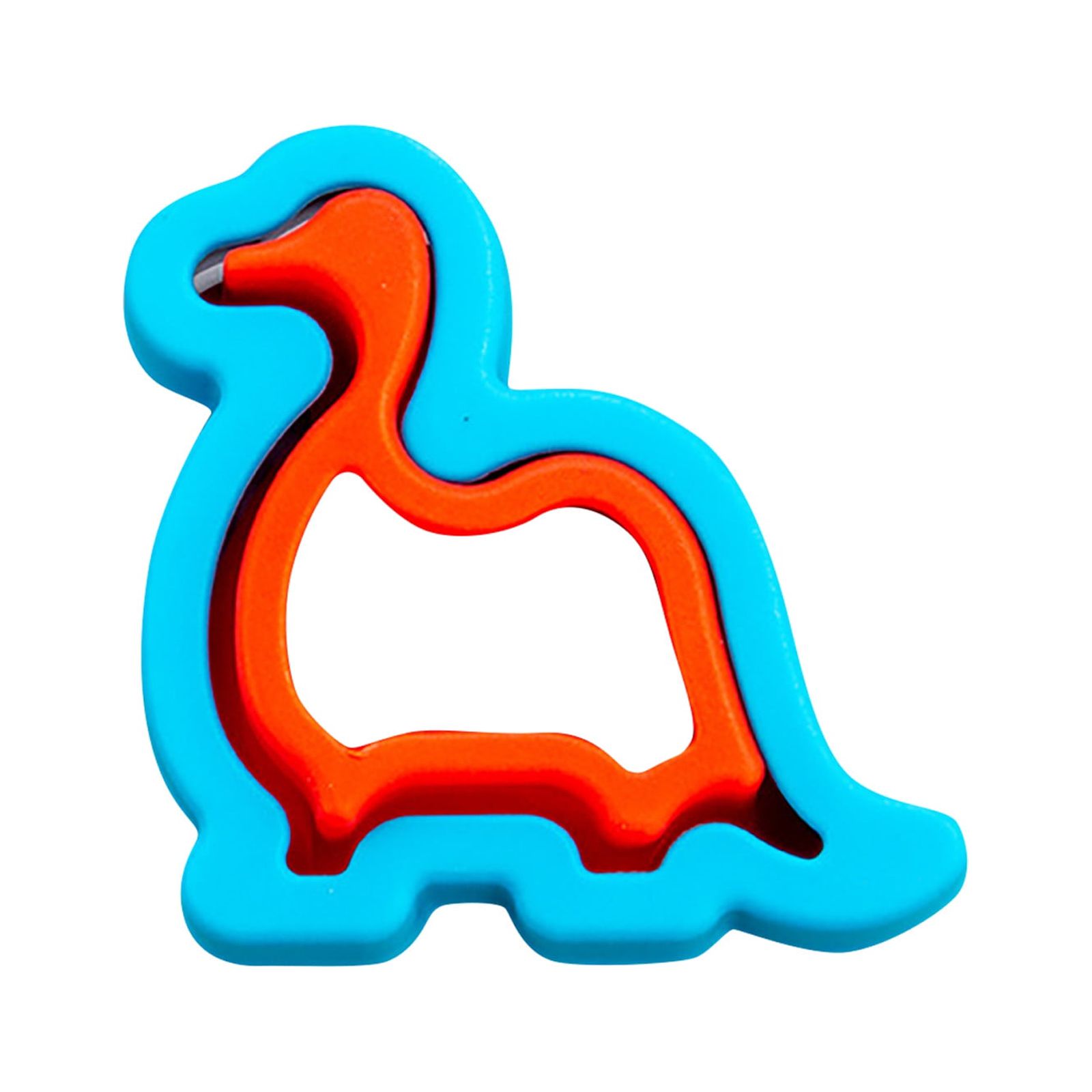 Stainless Steel Dinosaur Cartoon Sandwich & Toast Cutter, Blue & Orange ...