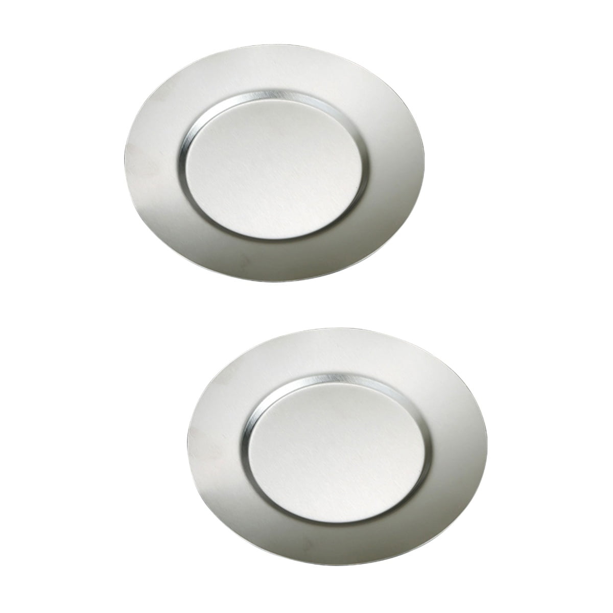 Stainless Steel Disc Food Serving Plate Large Dinner Plates Round ...