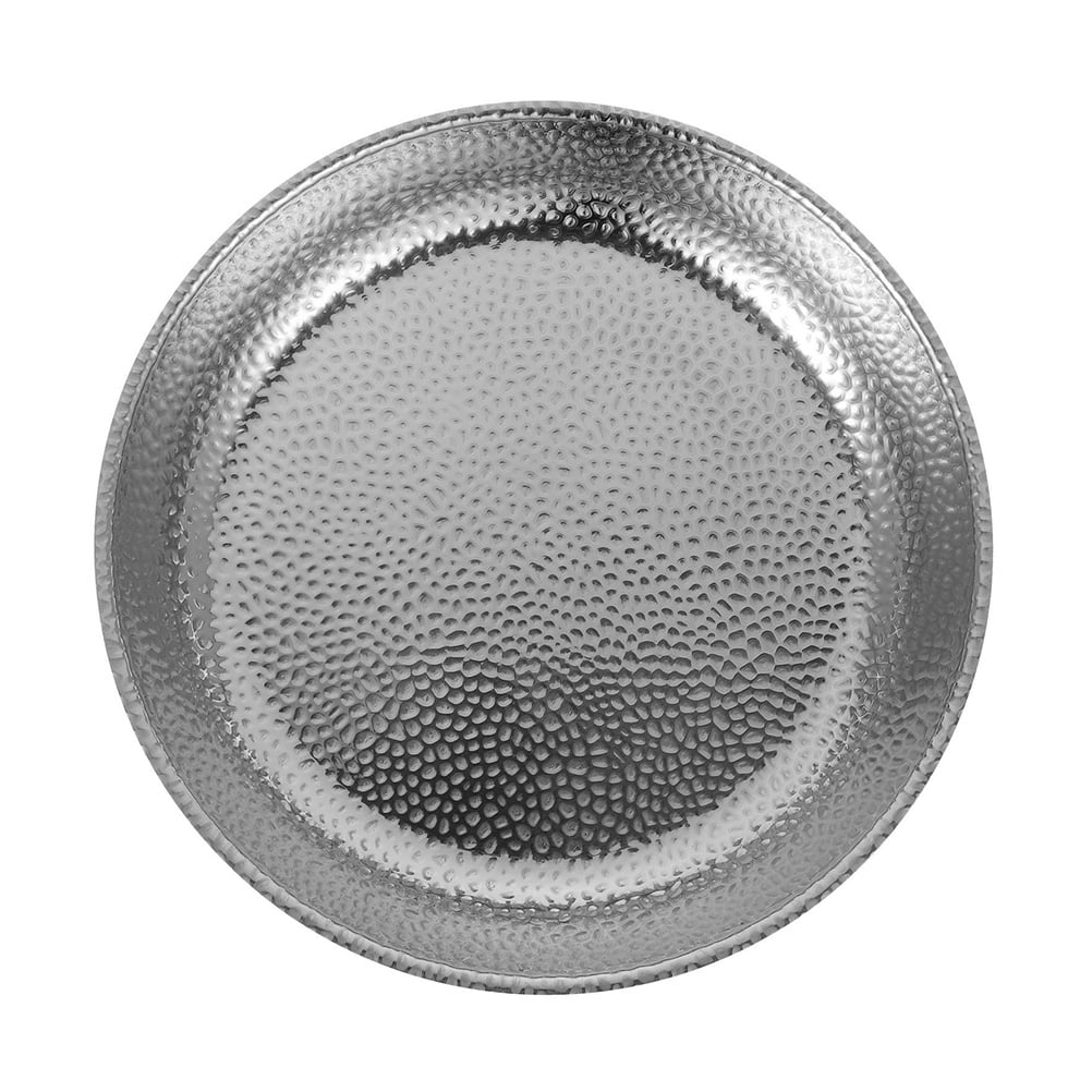 Stainless Steel Disc Pasta Noodles Dinner Plate Western Food Snack ...