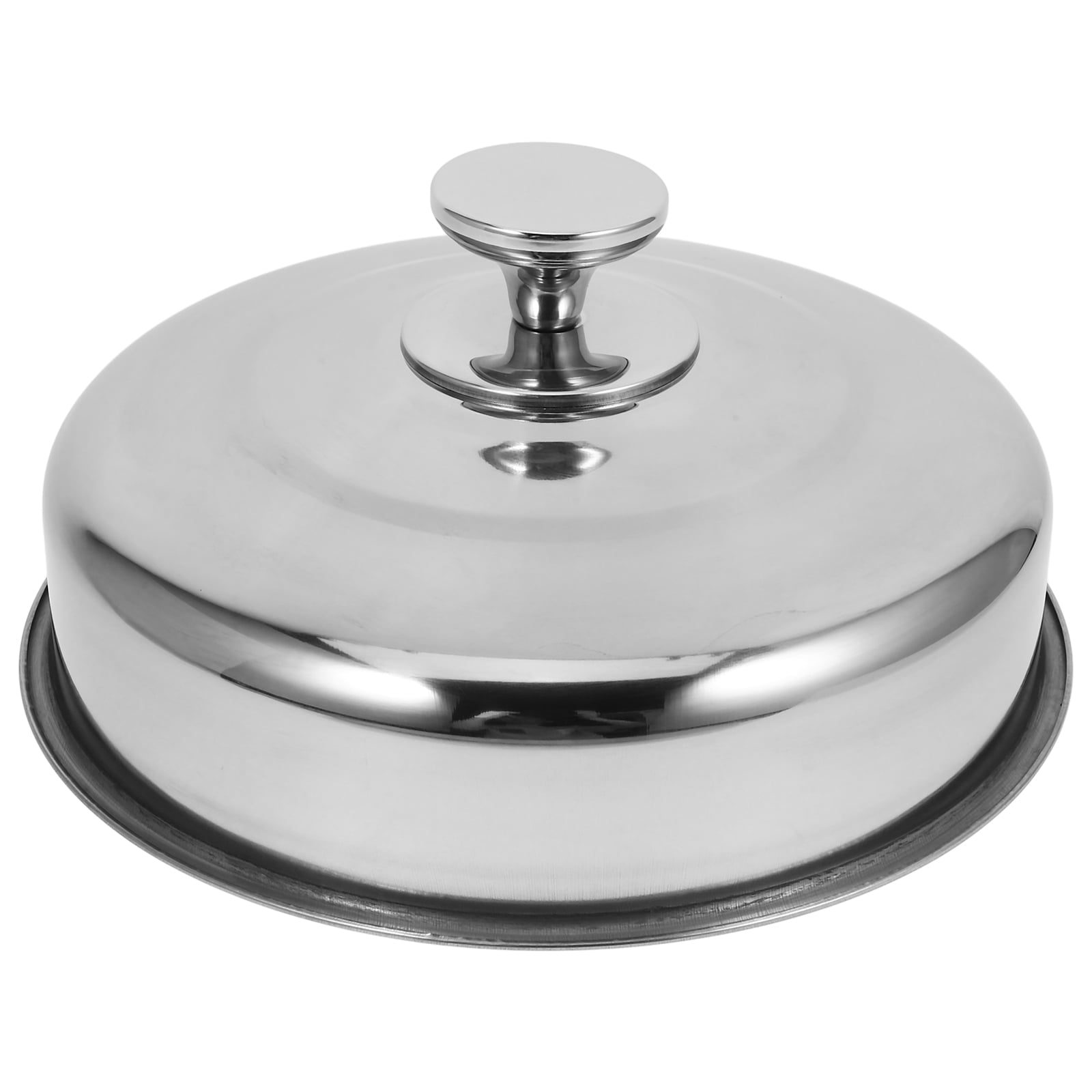 Stainless Steel Round Cover for Cheese Melting and Basting with Metal ...
