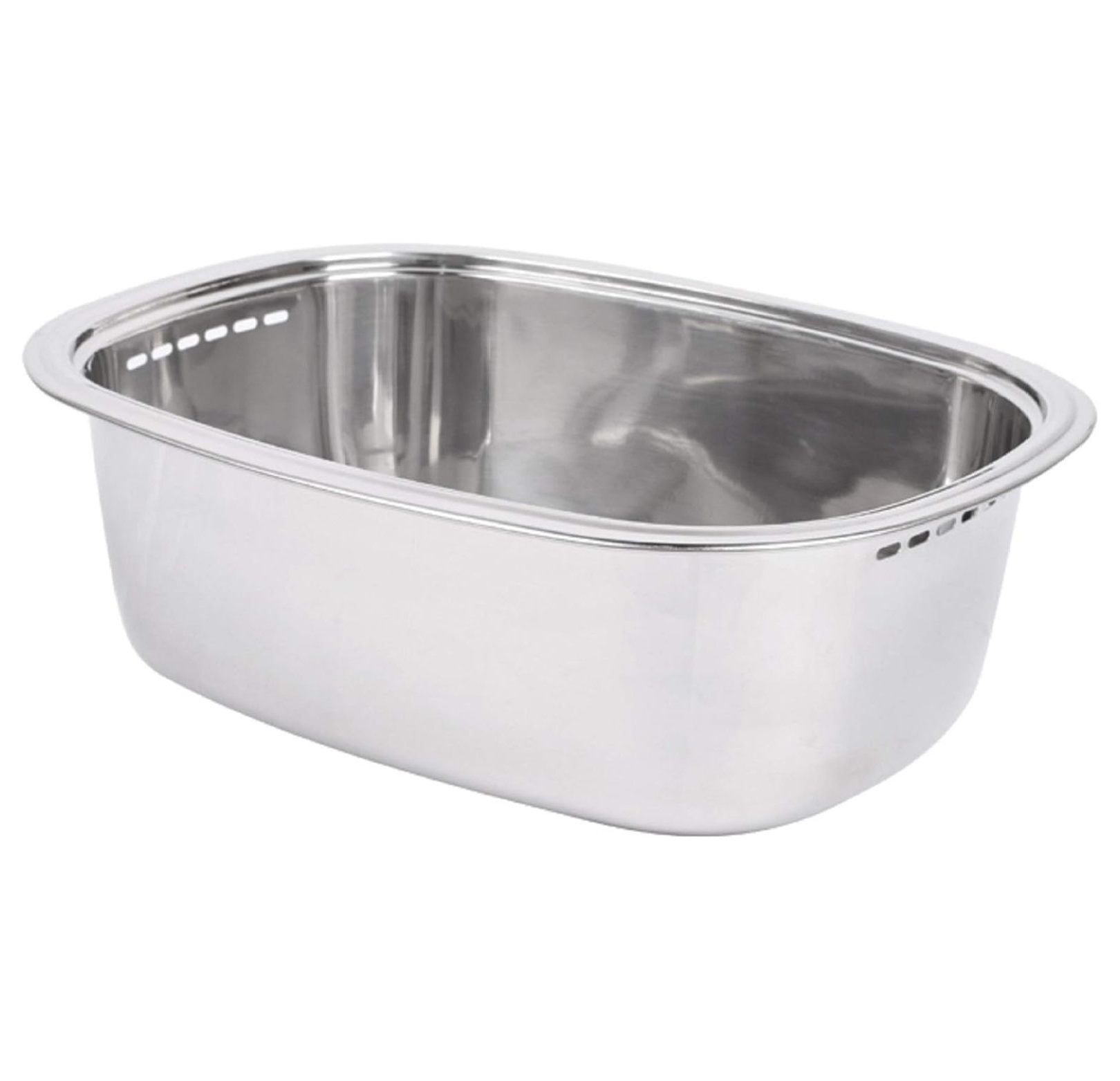 Stainless Steel Dishpan Basin Dish Washing Bowl Bucket Basket Portable ...