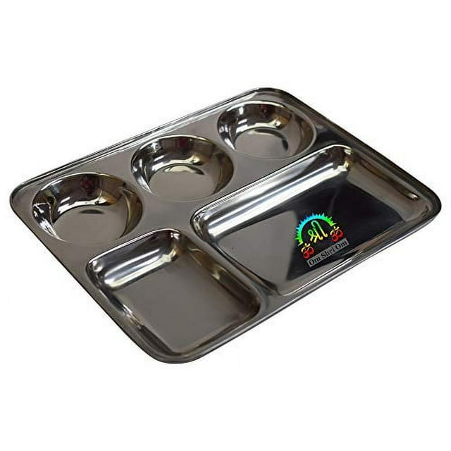 Stainless Steel Divided Plates 5-Section Divided Plates for Kids ...