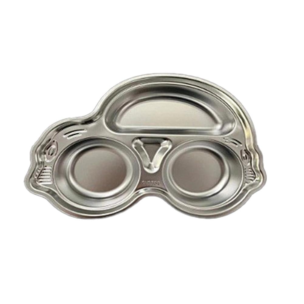 Stainless Steel Divided Plates, Cartoon Monkey Divided Plates, Metal 3 ...