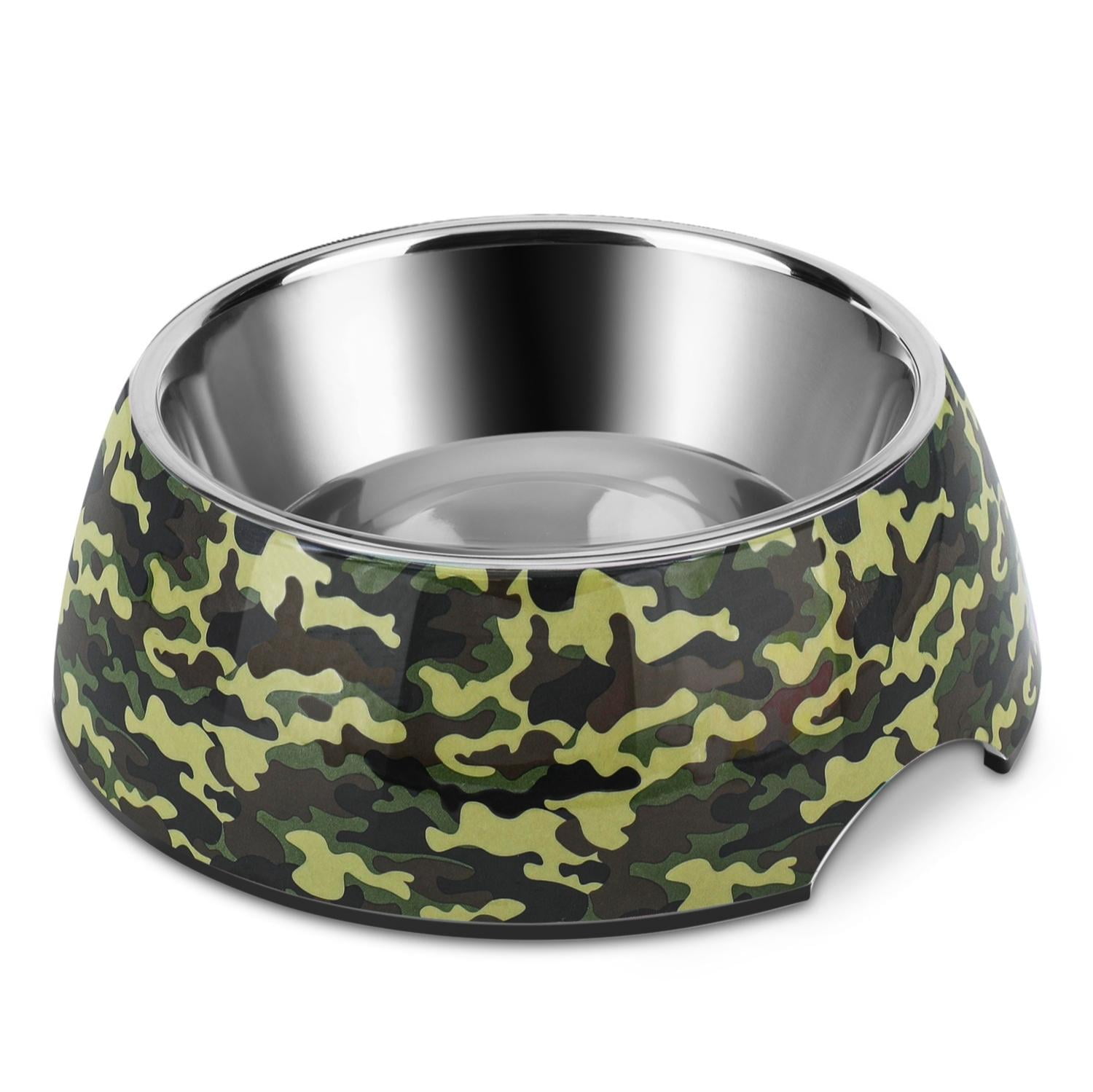 Stainless Steel Dog Bowl No Tip Rubber Base for Food Water, Removable ...