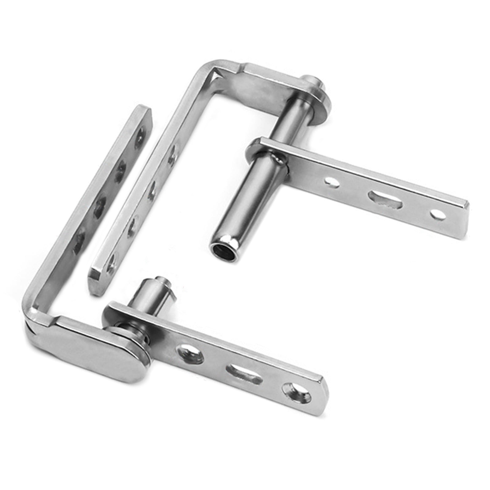 Stainless Steel Door Hinges Set of 2 Brushed Silver Rust Proof for ...