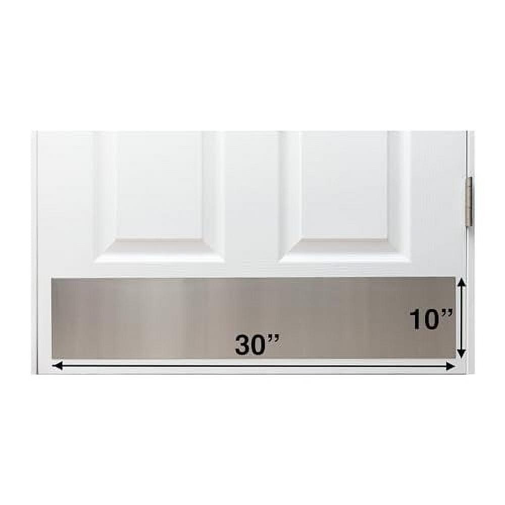 Stainless Steel Door Kick Plate Mop Plate Proection Plate, 10" x 30 ...