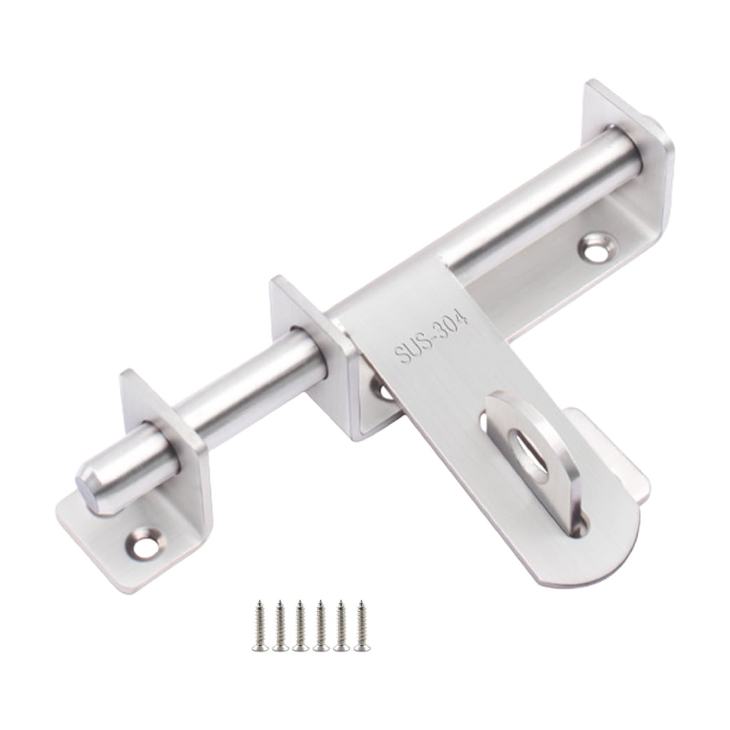 Stainless Steel Door Latches Solid Sliding Bolts Latches Hasp Door Lock ...