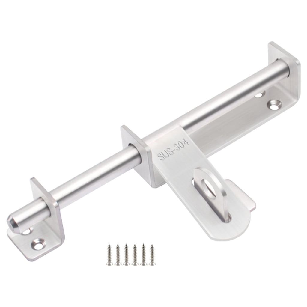 Stainless Steel Door Latches Solid Sliding Bolts Latches Hasp Door Lock ...