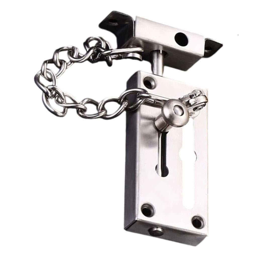 Stainless Steel Door Lock Chain Latches Weatherproofed Home Protecting ...