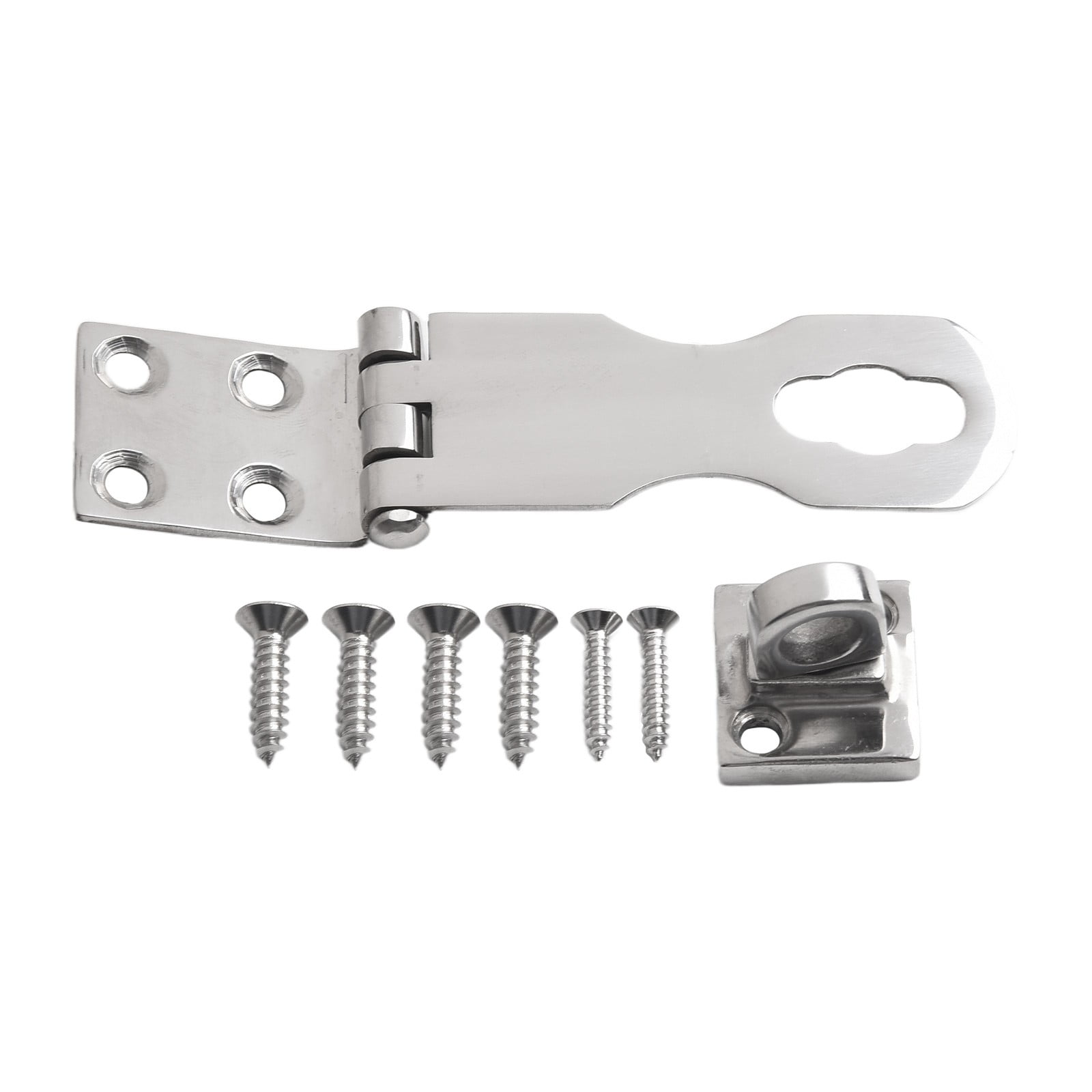 Stainless Steel Door Lock Security Hasp with Screws for Gates, Cabinets ...