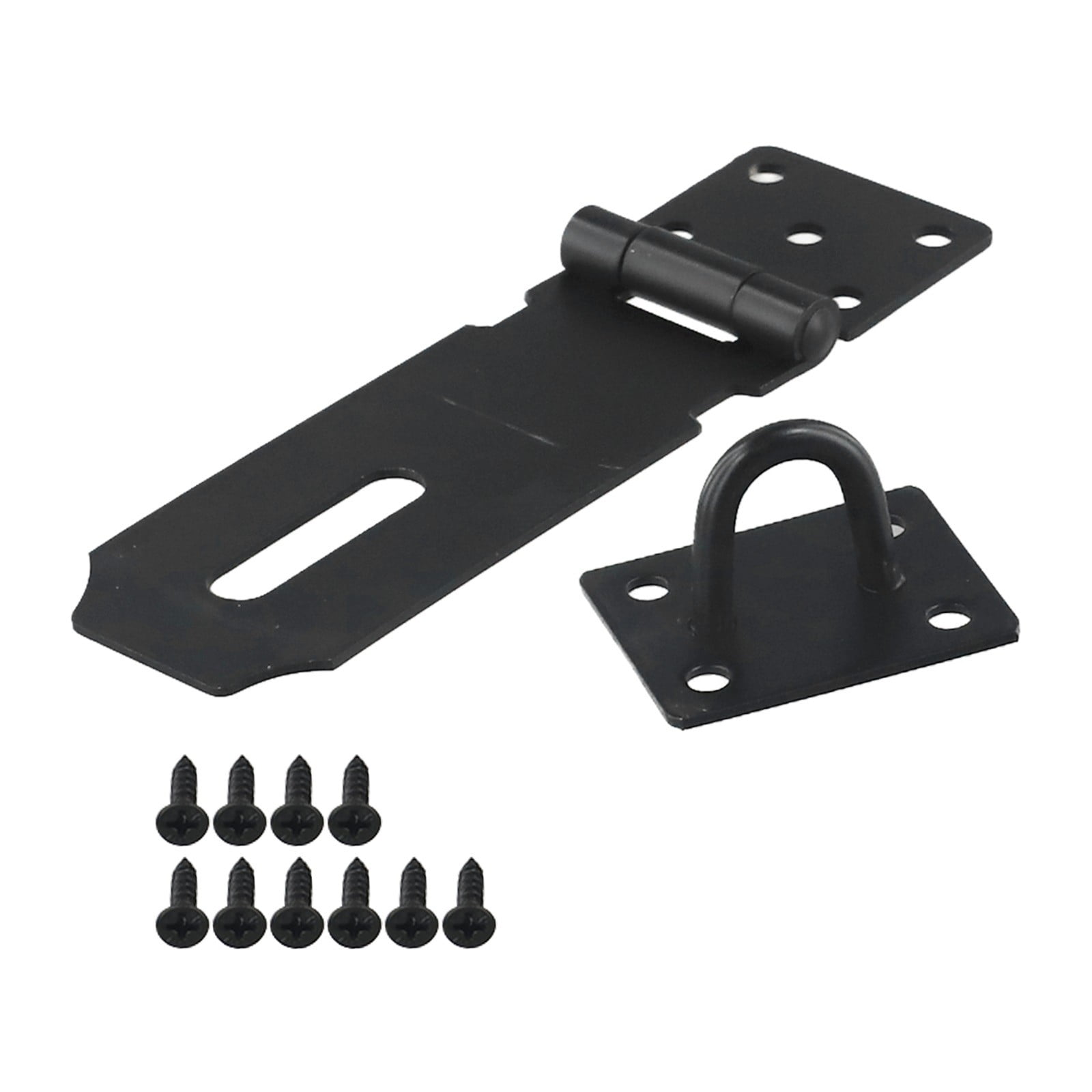 Stainless Steel Door Padlock Hasp Kit Anti Theft Folding Lock Buckle ...
