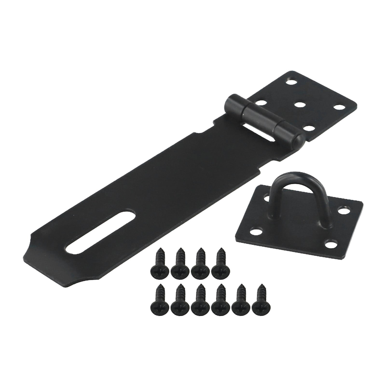 Stainless Steel Door Padlock Hasp Kit Anti Theft Folding Lock Buckle ...