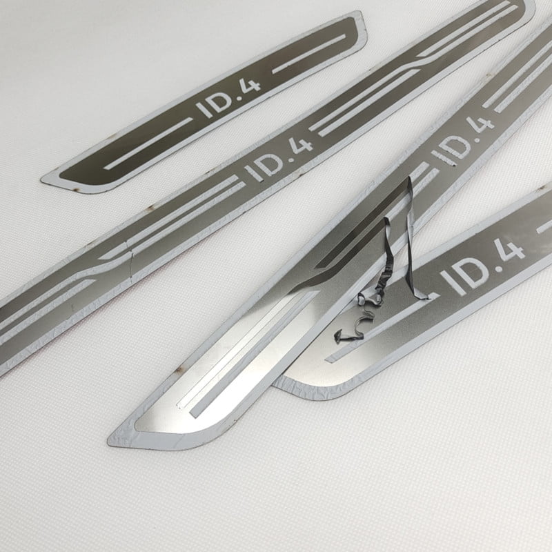Stainless Steel Door Sill Scuff Plate Stickers for 2020~2022 Volkswagen ...