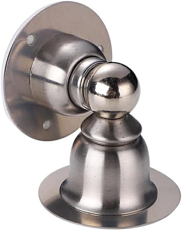Stainless Steel Door Stopper Sticker Toilet Glass Hidden Door Holders ...