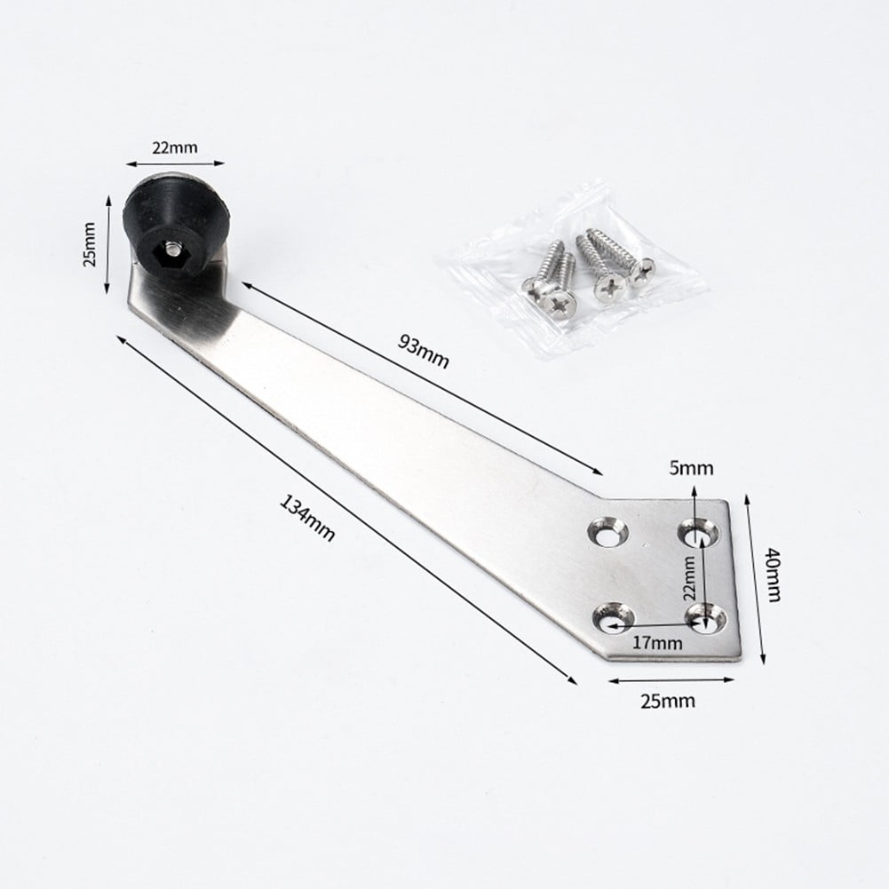 Stainless Steel Door Stops Mute Door Buffer Rubber Door Top Stopper ...