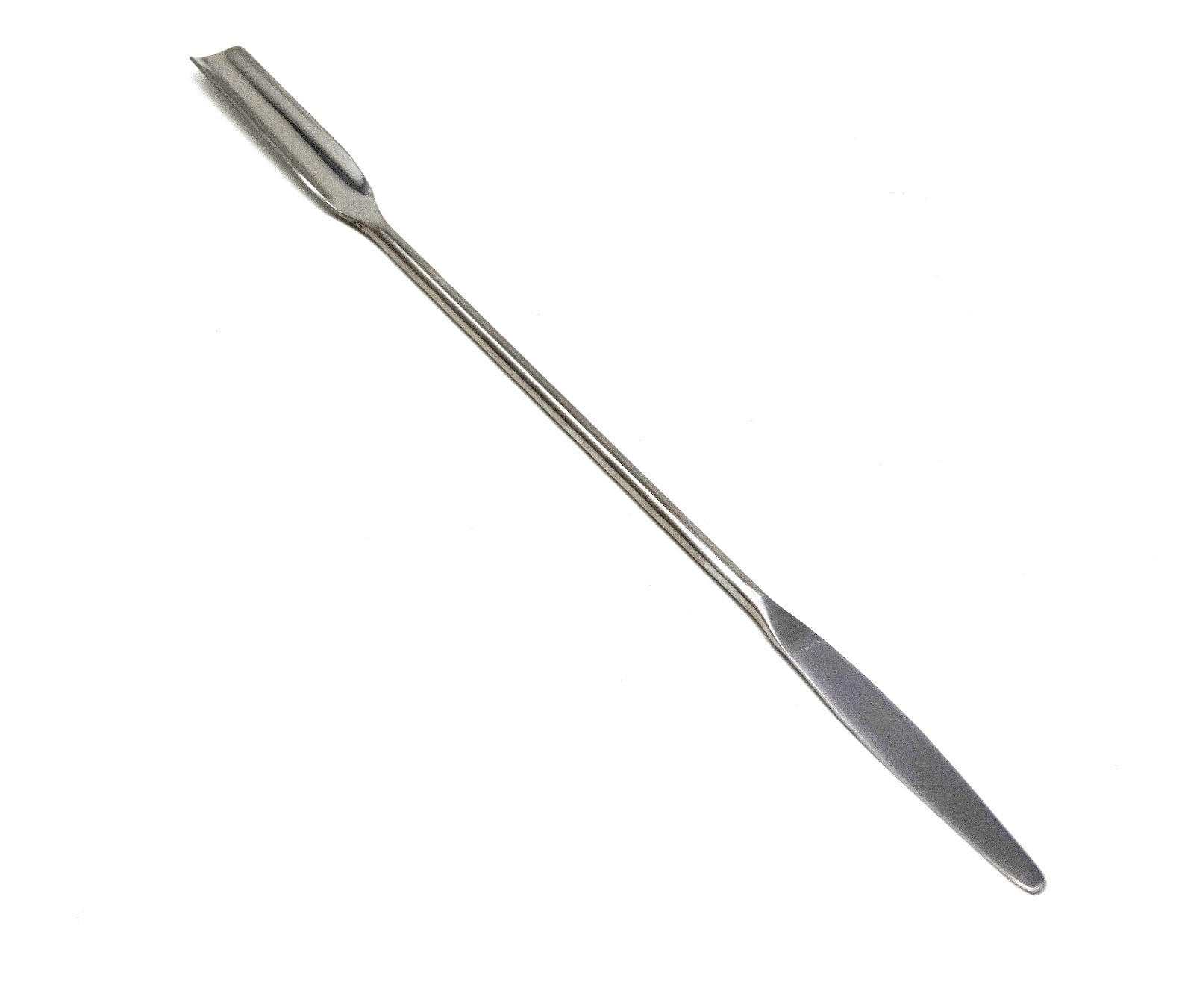 Stainless Steel Double Ended Micro Lab Spatula Sampler, Semi Circle ...