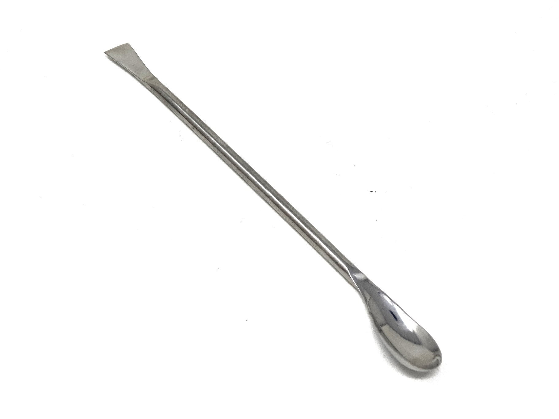 Stainless Steel Double Ended Square & Angled Right Spoon Sampler Lab ...