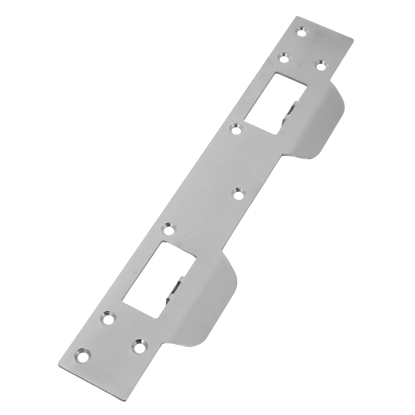 Stainless Steel Double-Hole Security Door Strike Plate Heavy Duty ...