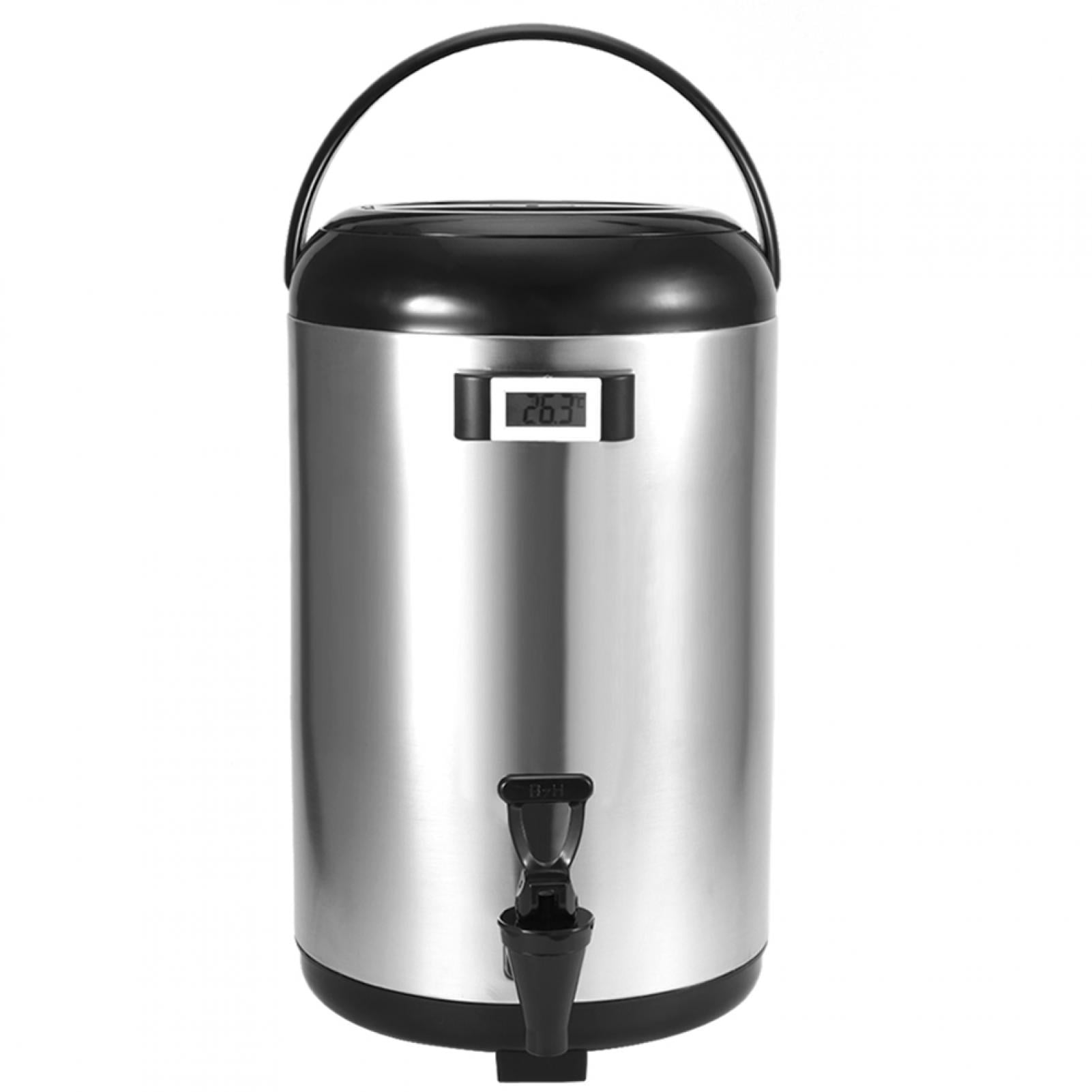 Stainless Steel Double-Layer Insulation Barrel Container for Hot Water ...