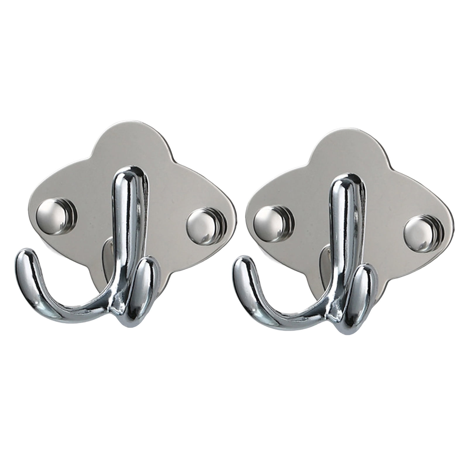Stainless Steel Double Loop Wall Hooks Heavy Duty Rustproof For Kitchen ...