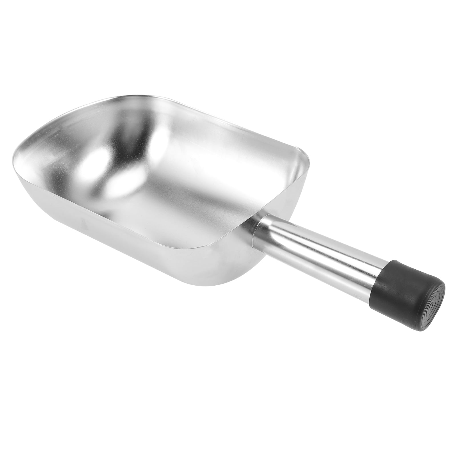 Stainless Steel Double Mouth Shovel Food Scoop Wood Pellet Storage ...