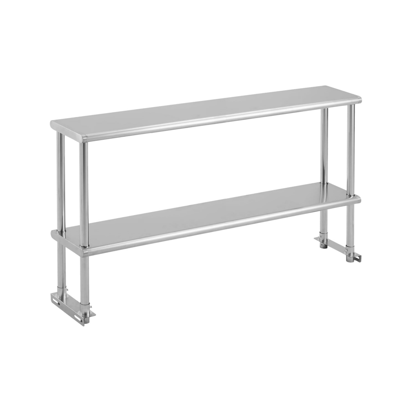 Stainless Steel Double Shelf,Stainless Steel Work Table,Supports Up to ...