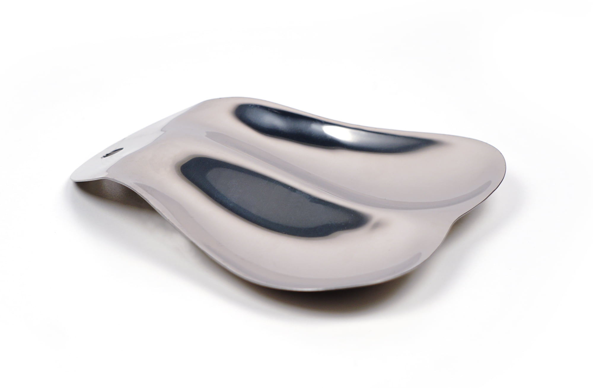 Silver Stainless Steel Double Spoon Rest 6.25x7 - Walmart Business Supplies
