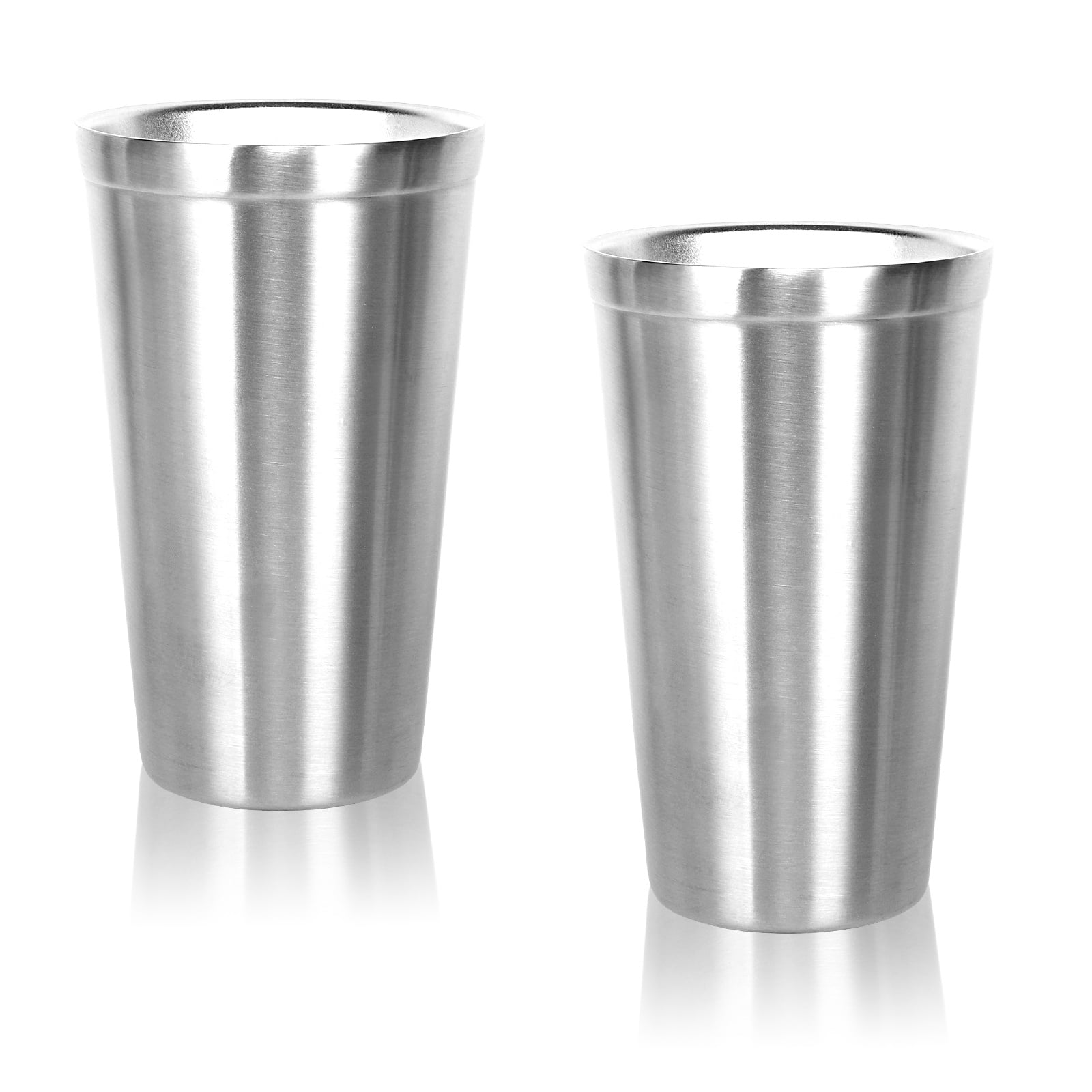 Stainless Steel Double Walled Insulated Cups(Set of 2) Stackable ...