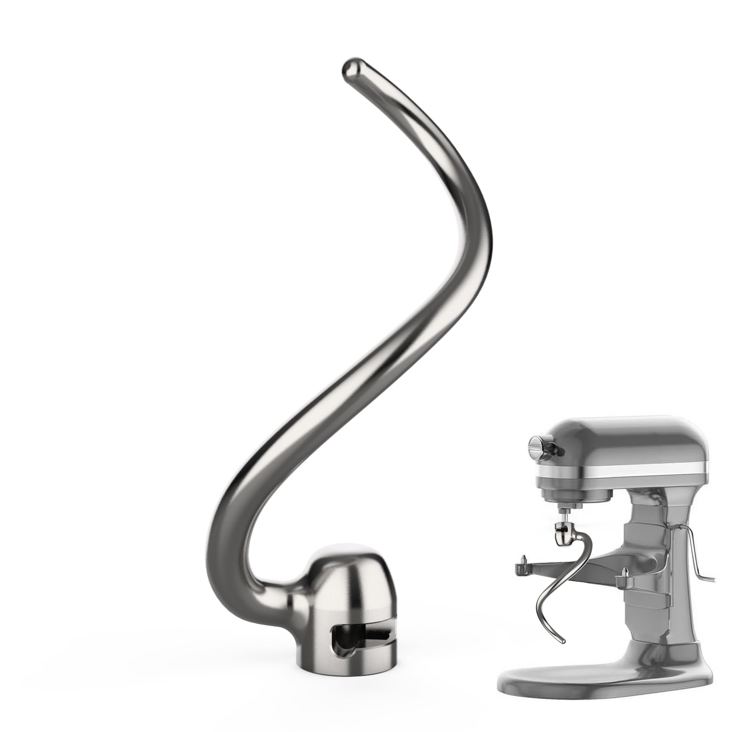 Stainless Steel Dough Hook for Kitchen Aid 5QT & 6QT Bowl-Lift Mixers ...