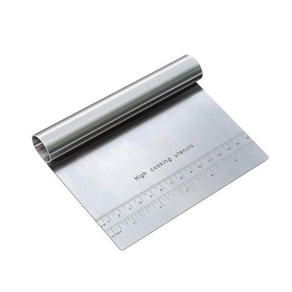 Stainless Steel Dough Pastry Scraper Pizza Cutter Chopper with ...
