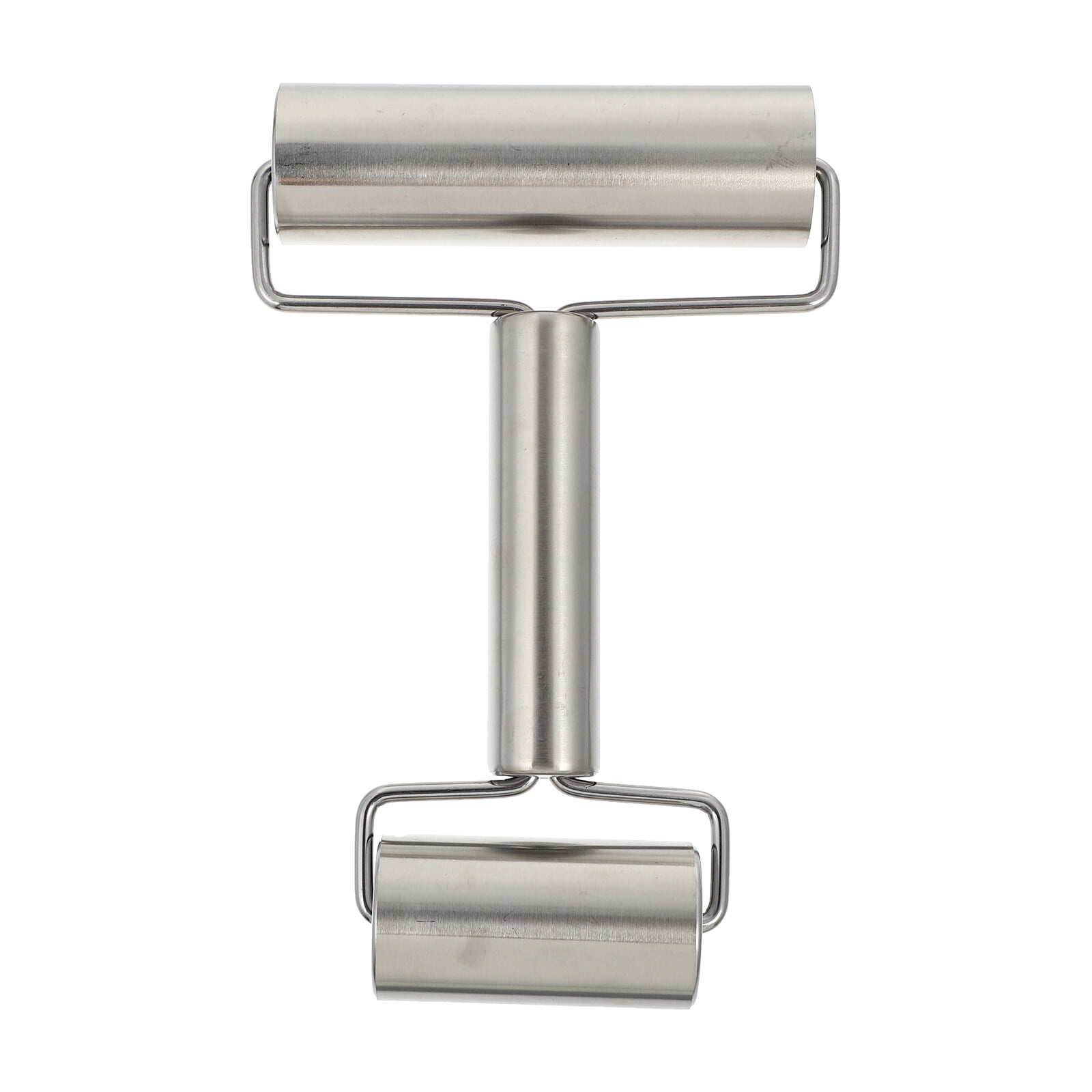 NIAIZEK Dough Roller Pin Stainless Steel Silver 1Pcs 7.1X4.9X1.2In ...