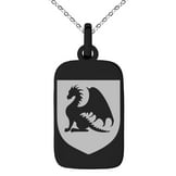Stainless Steel Horse Battle Coat of Arms Shield Engraved Small ...