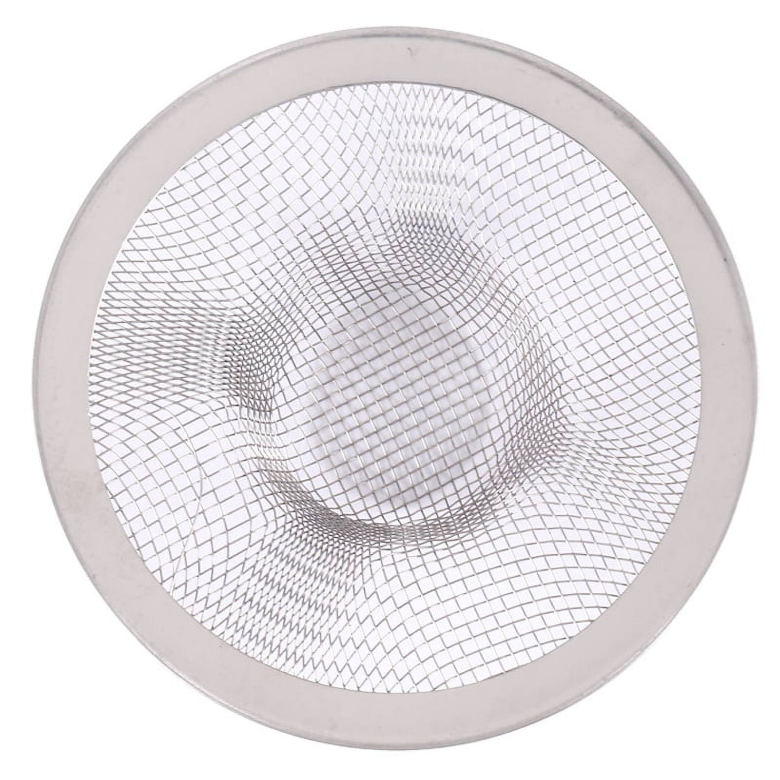 Stainless Steel Drainer Basin Filter Mesh Sink Strainer 3.5 Inch Top ...