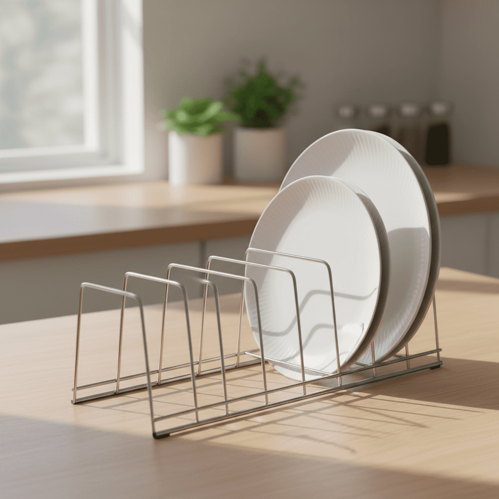 Stainless Steel Draining Bowl and Plate Rack Thick-walled Kitchen Dish ...