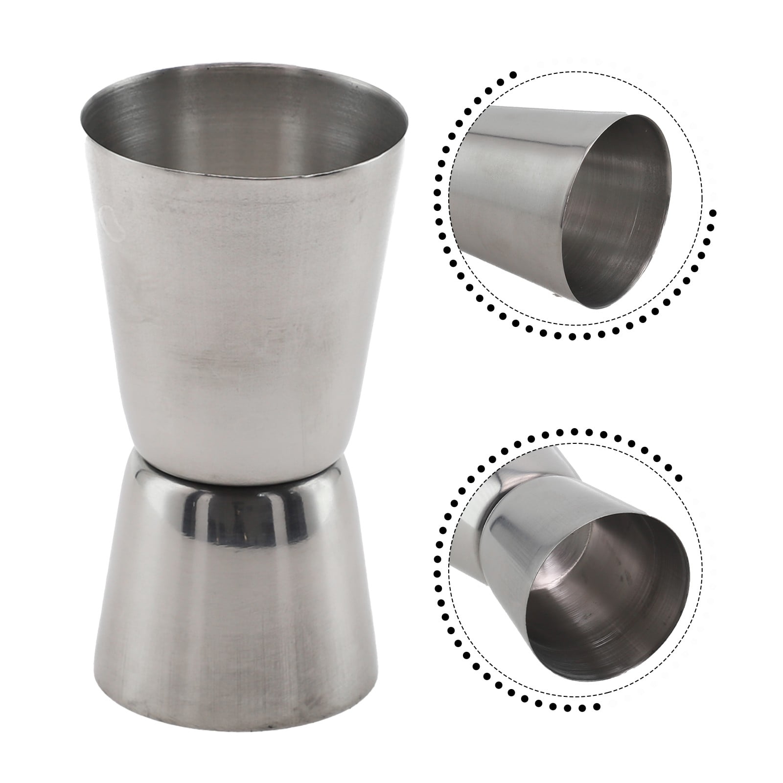 Stainless Steel Drinks Measure 15/30ml Jigger Dual For Spirit Cocktail ...