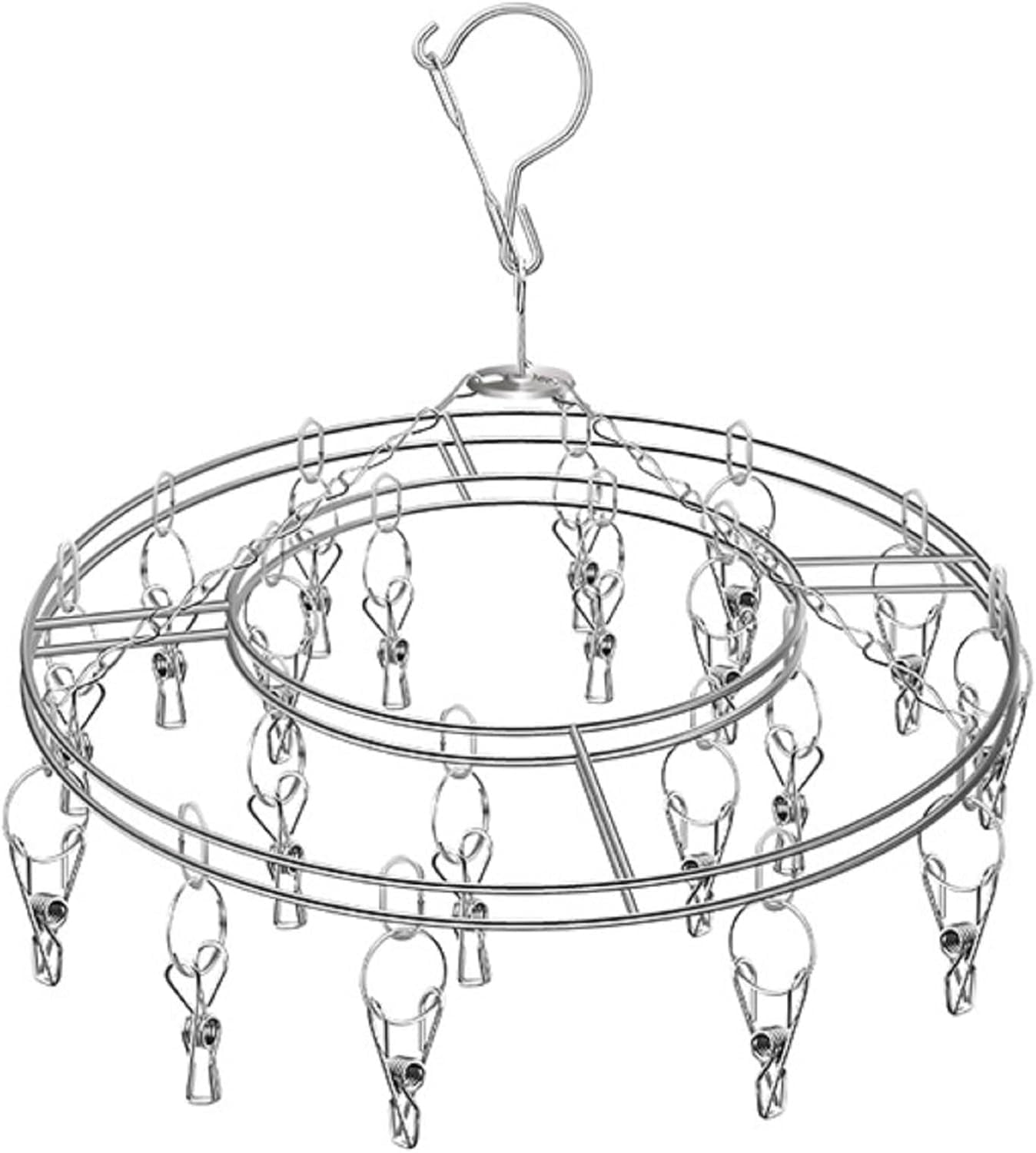 Stainless Steel Drying Rack, Clothes Drying Rack, 360 Degree Rotatable ...