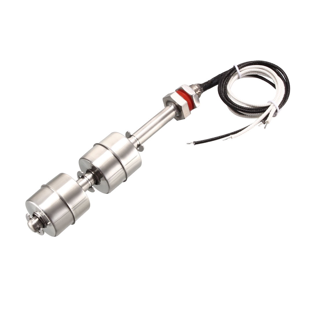 Stainless Steel Dual Float Switch M10 134mm Tank Vertical Water Level ...