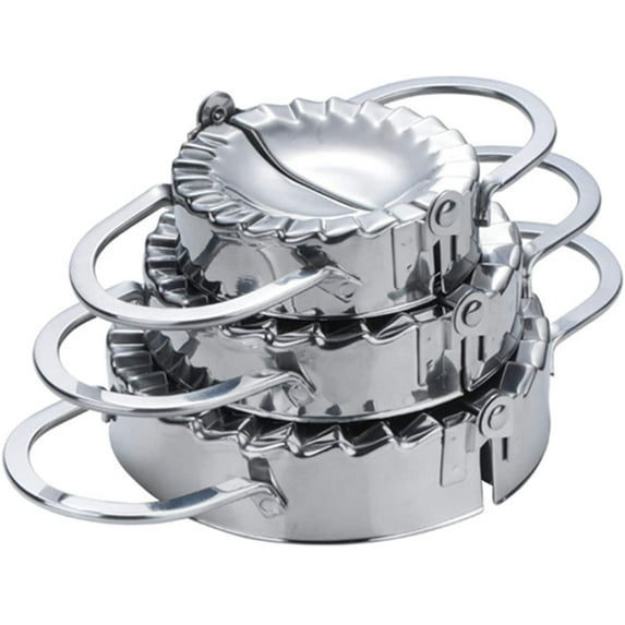 Stainless Steel Dumpling Maker Set, 3 Pack - Pie Empanada Press Mould ...