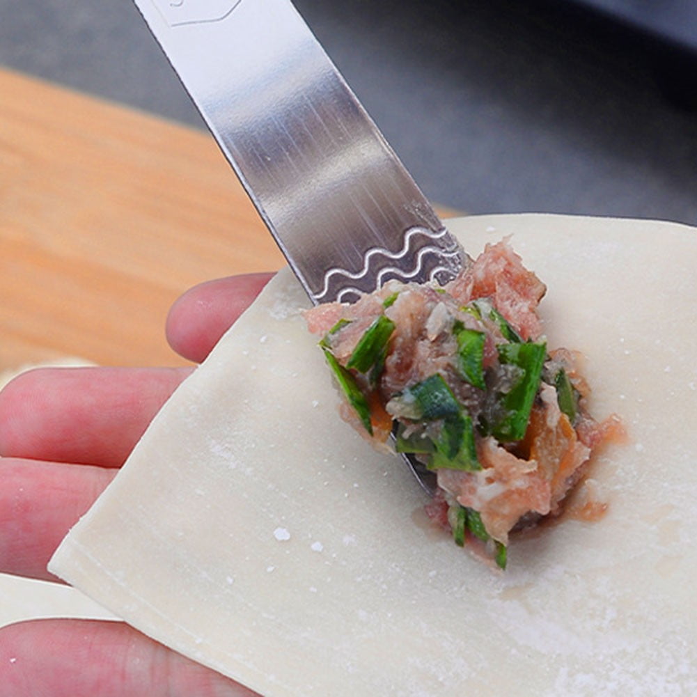 Stainless Steel Dumpling Pick Stuffing Spoon Wonton Bun Stuffing Scoop ...