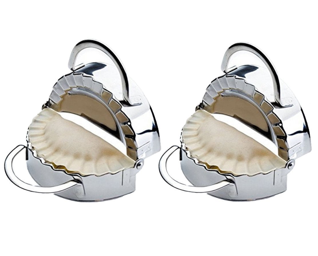 Stainless Steel Dumpling Ravioli Gyoza Dough Press Maker (2 Makers ...