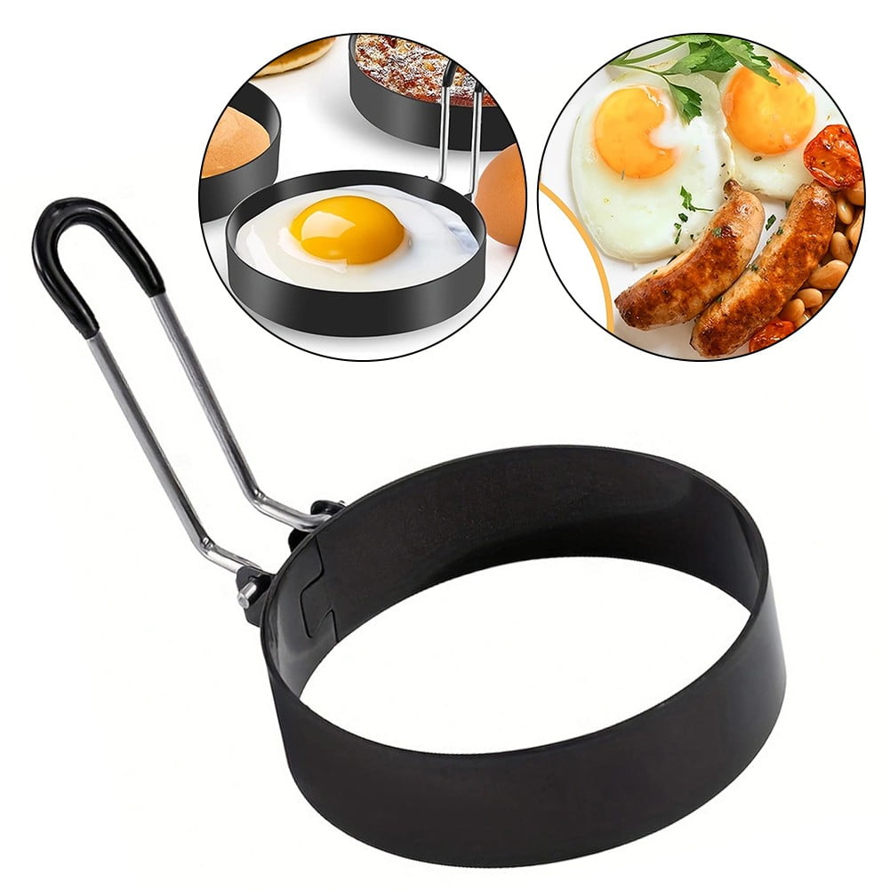 Stainless Steel Egg Fried / Pancake Ring Nonstick Round Shaper Cooking ...