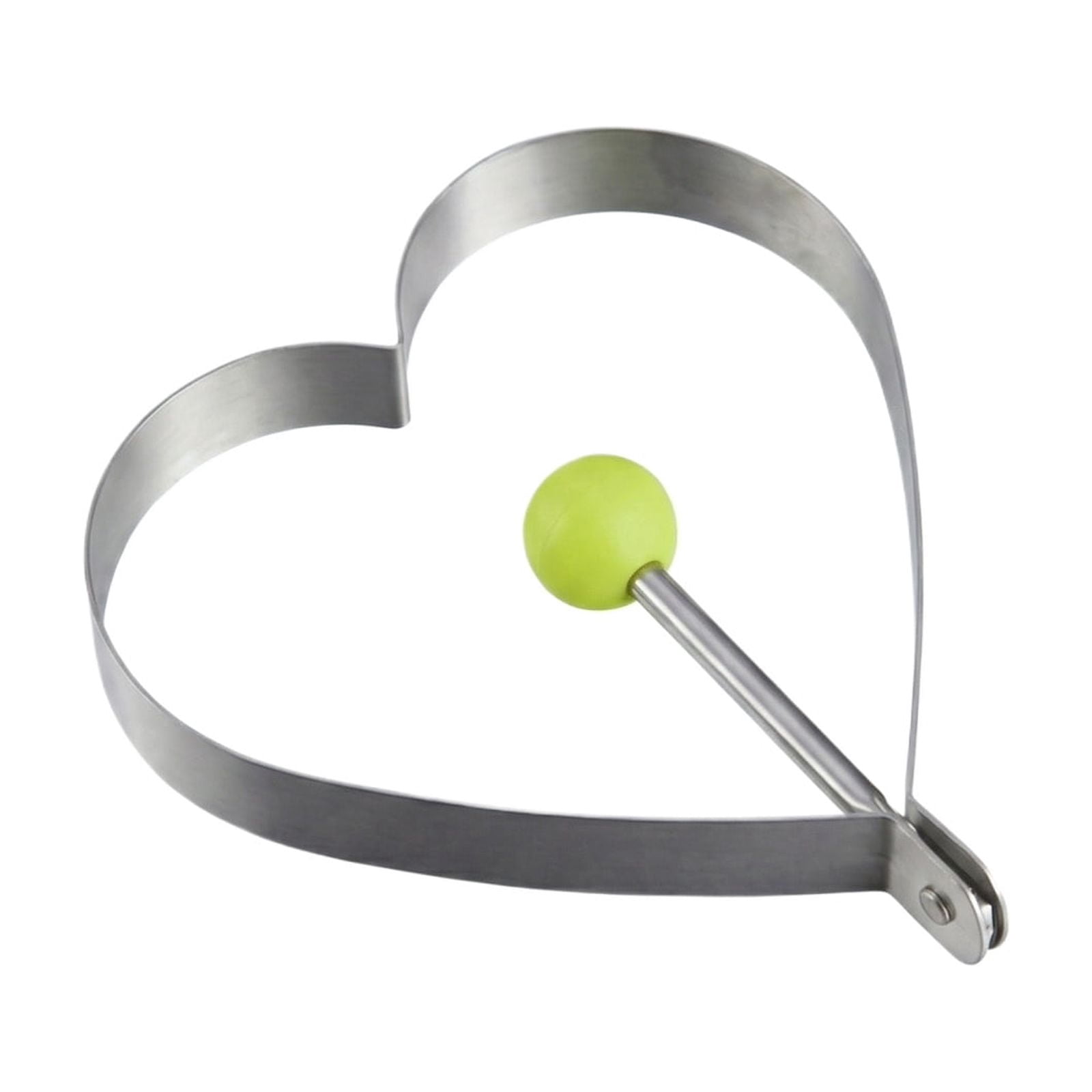 Stainless Steel Egg Ring, Heart Shape Fried Egg Mold, Round Egg Cooker ...