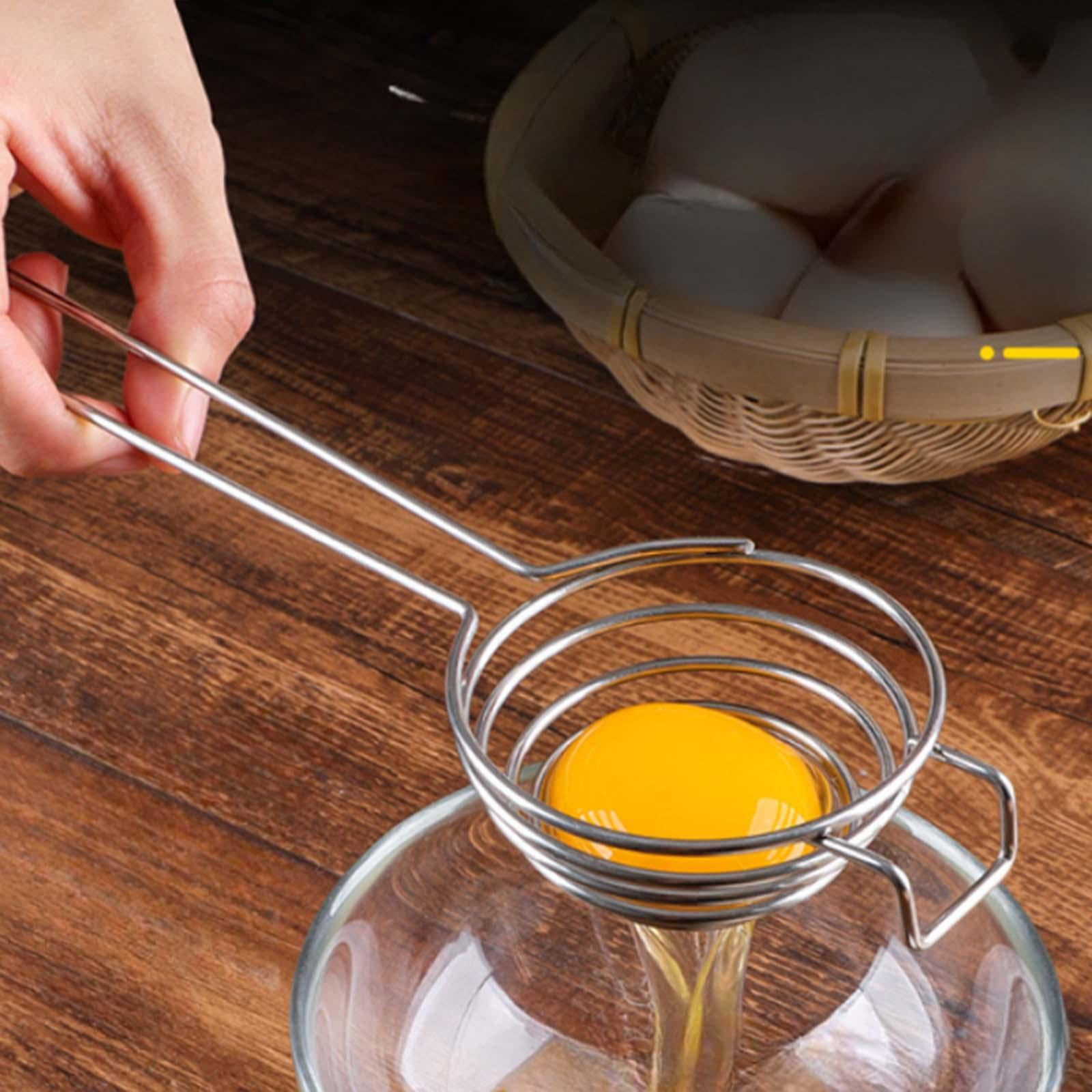 Stainless Steel Egg Separator Egg Yolk and Egg White Extractor Cooking ...