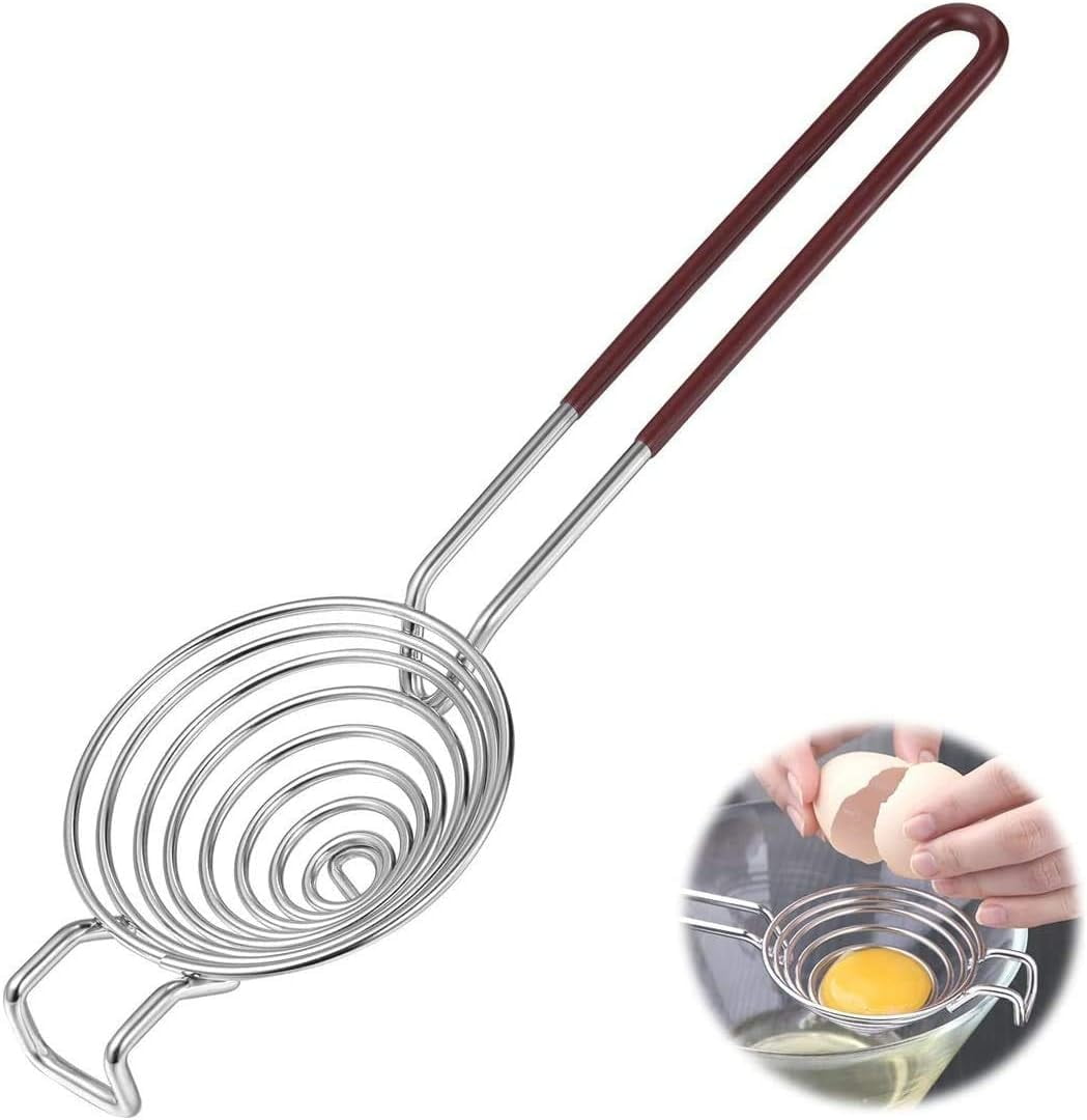 Spiral Structure Egg White Yolk Sifter, Durable Stainless Steel Instant ...