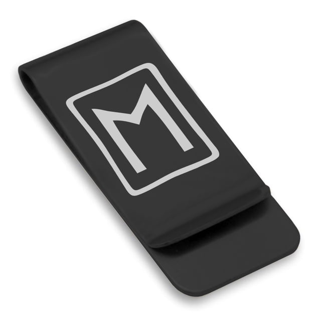 Stainless Steel Elder Futhark Ehwaz Rune Classic Slim Money Clip Credit ...