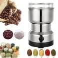 Stainless Steel Electric Coffee Grinder, Multi-Function Mill for Coffee ...
