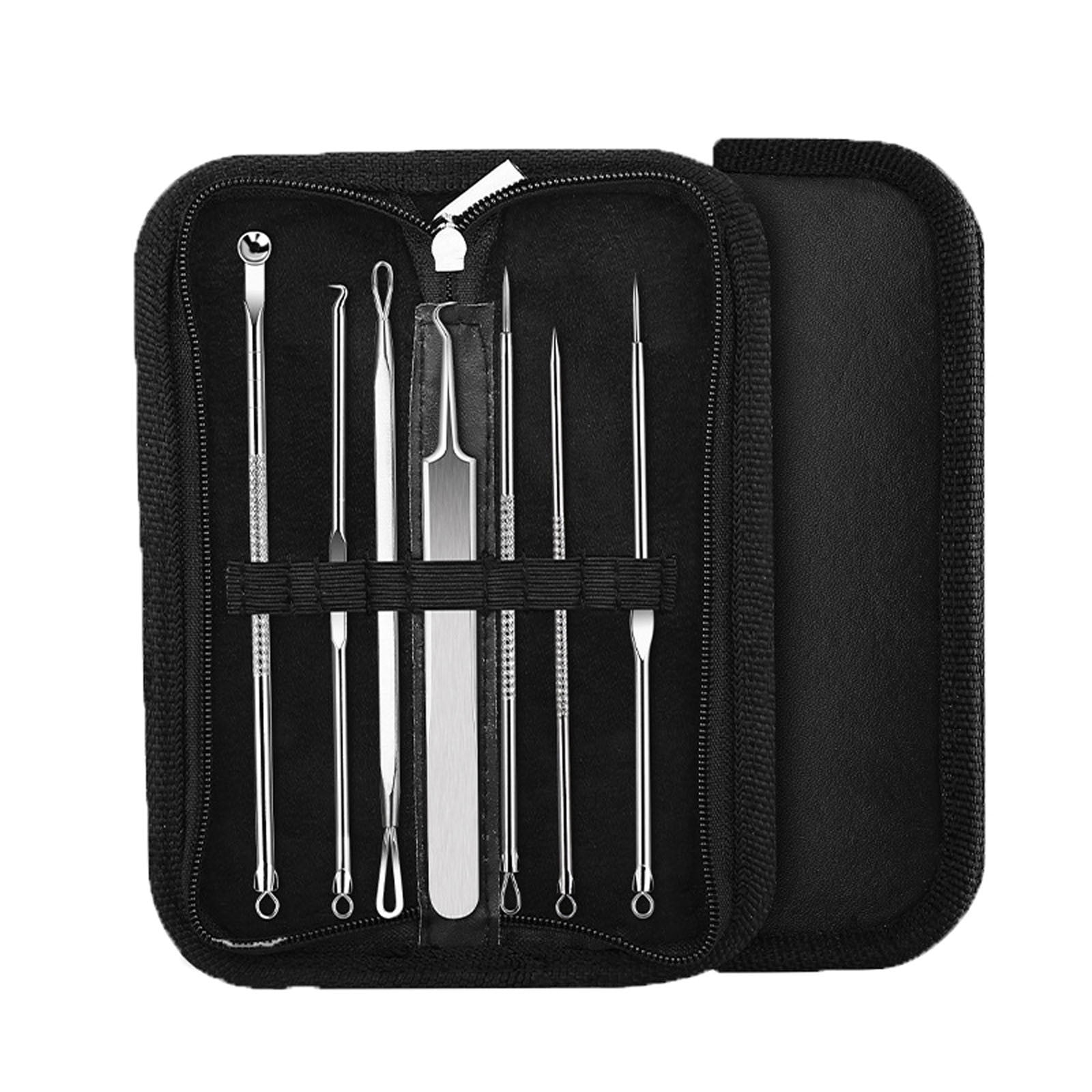 Stainless Steel Electroplating Acne Needle Set Acne Squeezing Tool Pick ...